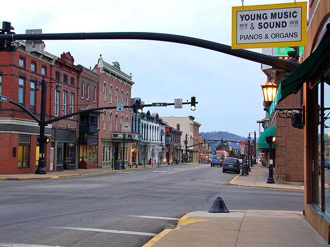 Victorian elegance meets small-town warmth on streets lined with welcoming storefronts.