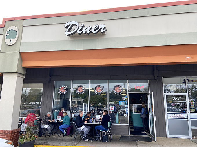 Nothing says "come hungry, leave happy" like a simple storefront where regulars gather for coffee that never stops flowing.