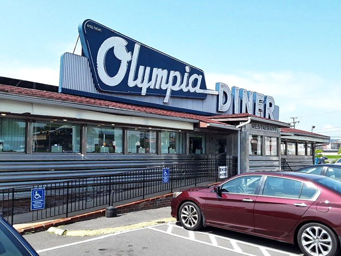 That classic Olympia sign has been calling hungry folks home for generations of pancakes.