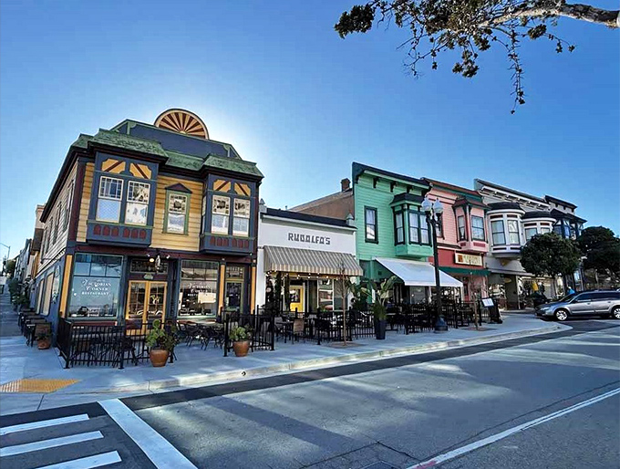 Pacific Grove's homes cascade toward the sea like Victorian ladies gathering for ocean views. Simply breathtaking.