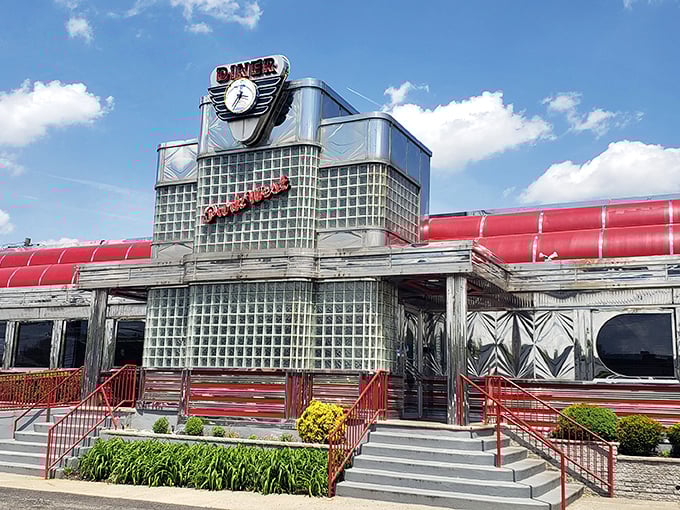 Park West Diner gleams like a beacon for the breakfast-deprived. Its elegant exterior hints at the culinary treasures waiting inside.