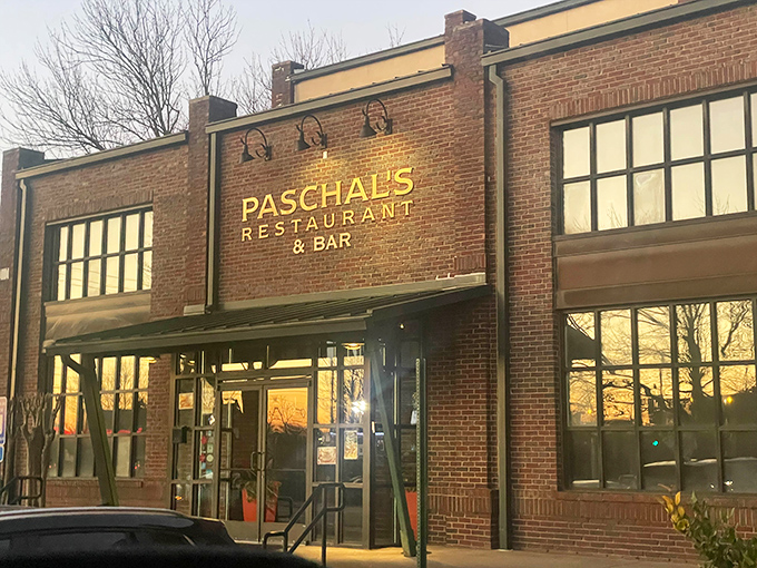 Paschal's elegant brick exterior hints at its historical significance. More than just a restaurant – a place where Atlanta's past and present break bread together.
