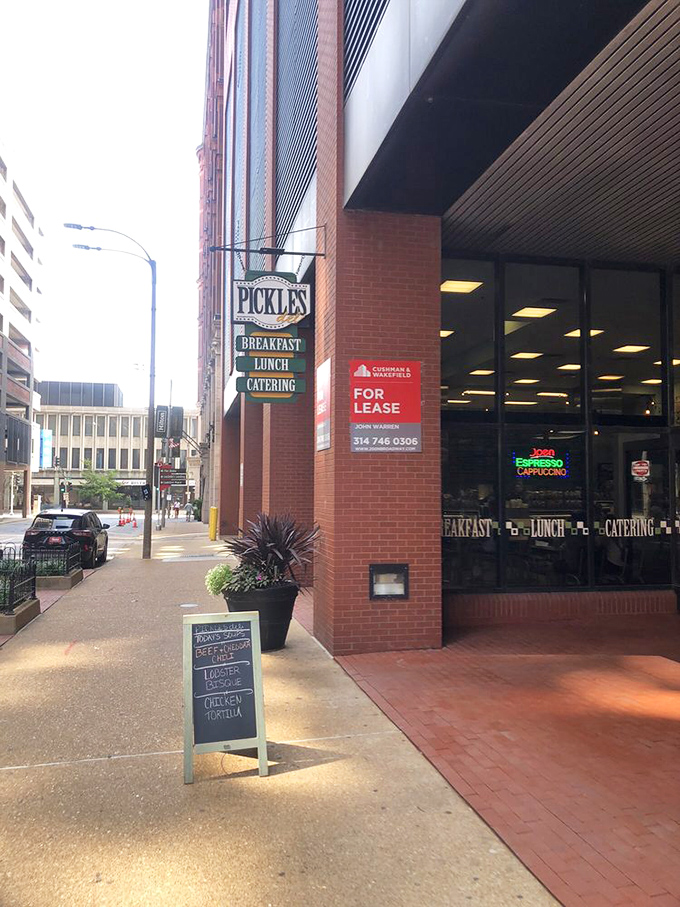 Downtown lunch spots like this understand that office workers need real sustenance, not pretense.