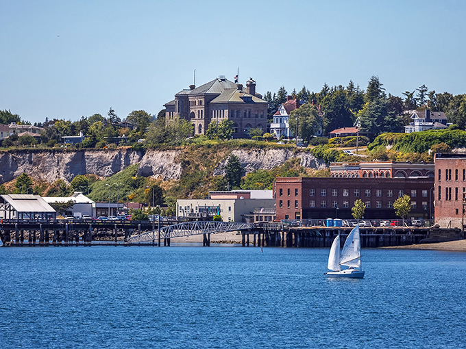 Victorian elegance perches majestically above Puget Sound in this perfectly preserved maritime treasure.