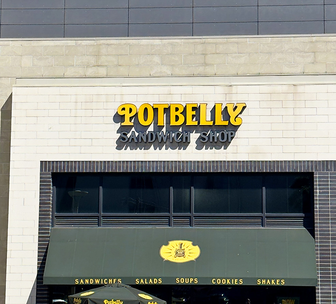 That cheerful yellow sign isn't just decoration - it's a beacon calling all sandwich lovers to paradise.
