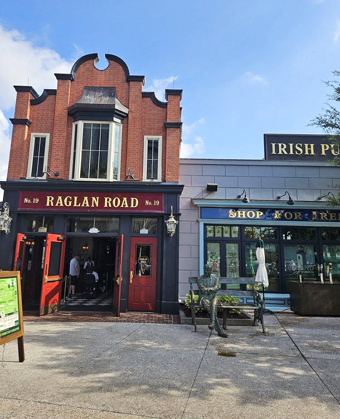 Raglan Road's stately brick facade could be plucked straight from Dublin. This architectural gem houses fish and chips fit for royalty.