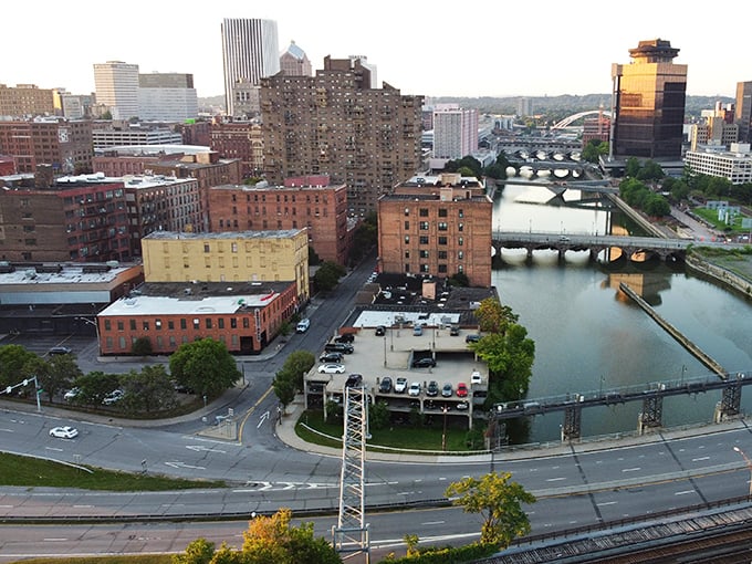 Rochester's waterfront district sparkles with urban energy while keeping that neighborly Western New York warmth intact.