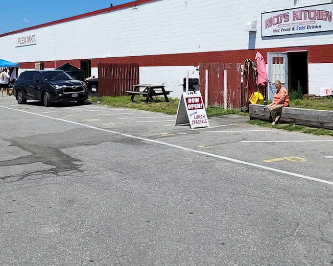 Salem's flea market fortress! This unassuming white building holds more stories than your favorite mystery novel&mdash;and better prices too.