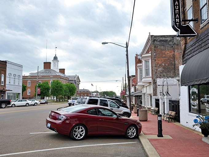 Downtown Savannah showcases classic small-town charm with its historic courthouse and brick storefronts. Main Street parking that actually exists!