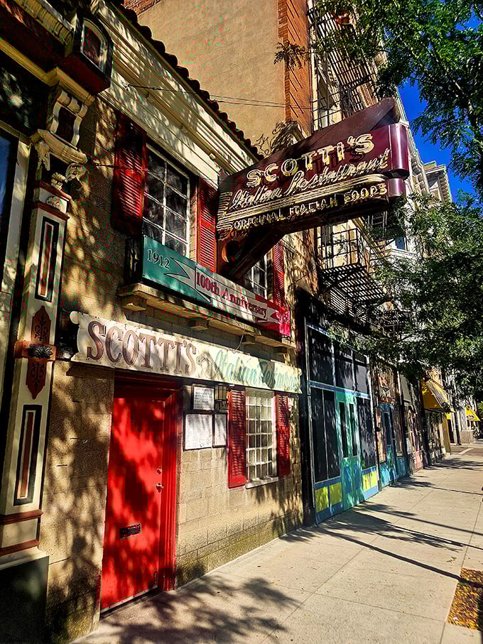 Classic neon signs never lie - they're pointing you toward generations of perfected Italian recipes.
