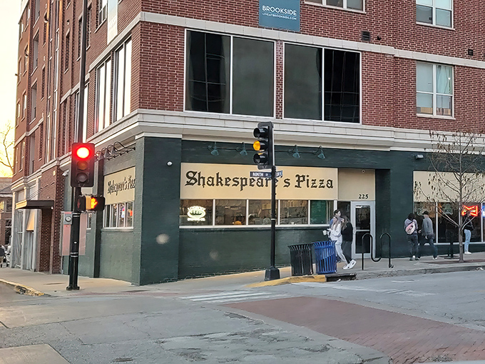 Downtown energy meets dough perfection - where college town hunger finds its most satisfying answer every single time.