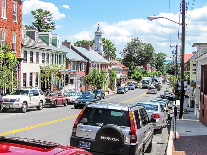 Shepherdstown's main street has that "I've been here for centuries but I'm still looking good" energy that makes history buffs weak in the knees.