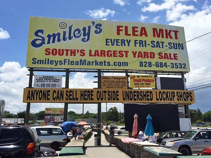 That cheerful yellow sign isn't lying - Smiley's really will put a grin on your face and money back in your pocket!