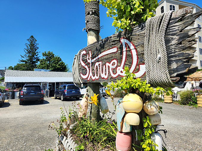 That hand-painted "Stowe's" sign might as well read "Seafood Nirvana." Those colorful buoys aren't just decoration&mdash;they're promises.