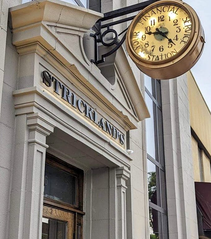 Banking on flavor! This former financial institution now deals in a different kind of rich experience.