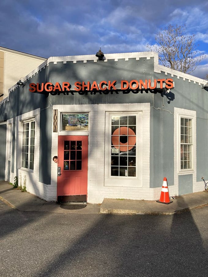 Sugar Shack's castle-like exterior with its playful turrets houses donut royalty. Even Cinderella would skip the ball for these!