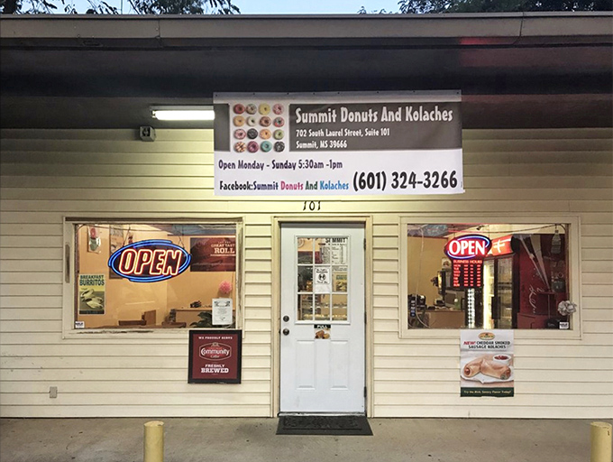 Strip mall magic happens here, where kolaches meet donuts in a beautiful breakfast harmony worth discovering.
