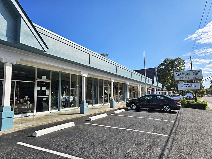 This strip mall storefront hides more treasures than Ali Baba's cave - vintage shopping at its finest.