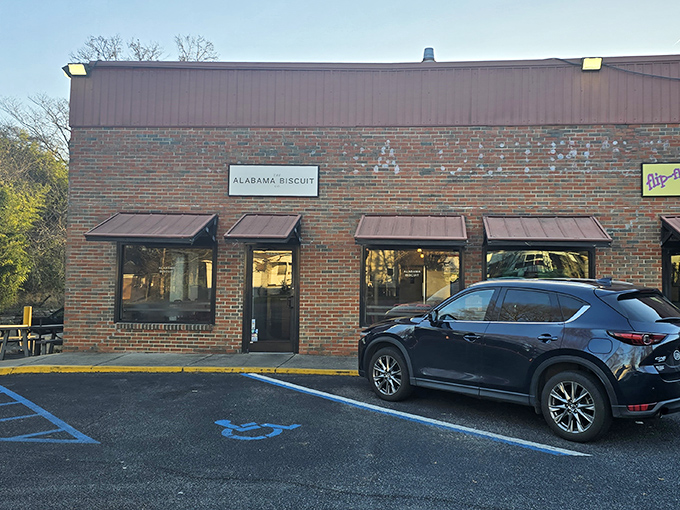 When a place puts "Alabama Biscuit" on the building, you know they're serious business.