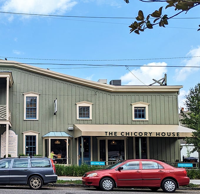 That classic New Orleans green paint job says "we've been making folks happy for years."