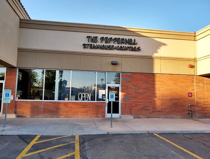 The Peppermill proves great steakhouses don't need fancy facades &ndash; just like how the best stories don't need fancy covers.