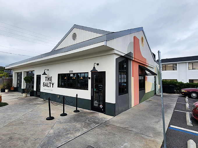 The Salty Donut's modern, minimalist exterior hides a world of flavor complexity that would make both architects and pastry chefs proud.