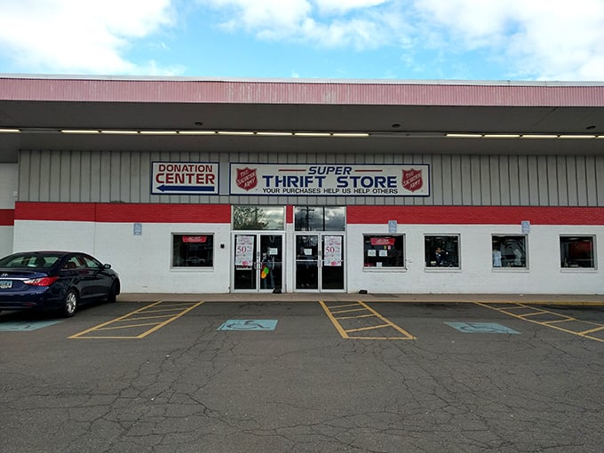 The Salvation Army's no-nonsense exterior conceals a treasure trove of bargains that would make your grandmother proud.