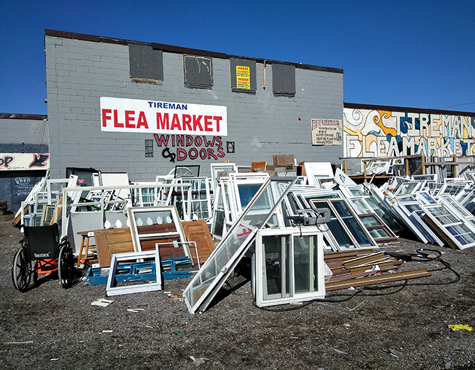Sometimes the best treasures hide behind the most unassuming facades, like this Detroit gem waiting patiently.