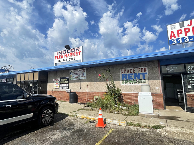 Tireman Flea Market's exterior might not win beauty contests, but inside lurks a wonderland of practical bargains and unexpected gems.