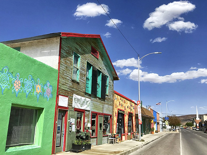 Truth or Consequences' colorful main street proves that quirky names lead to equally charming small-town character.