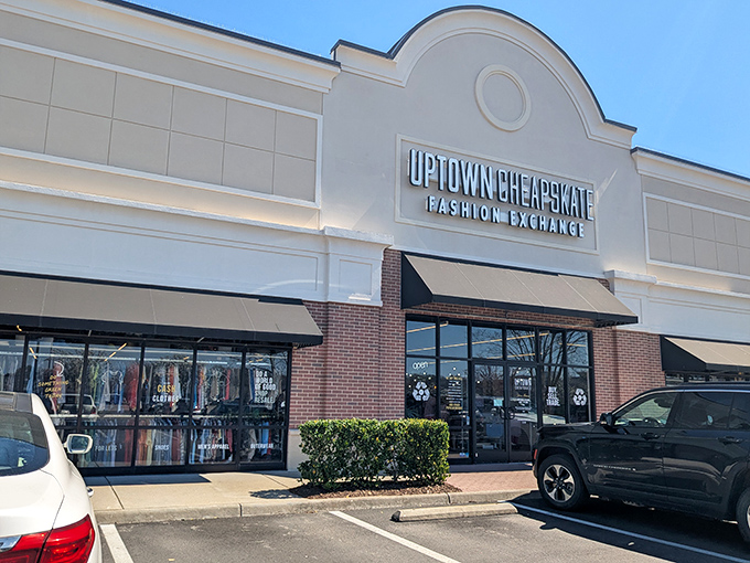 Beach town thrifting gets an upscale makeover in this polished storefront that screams quality finds ahead.