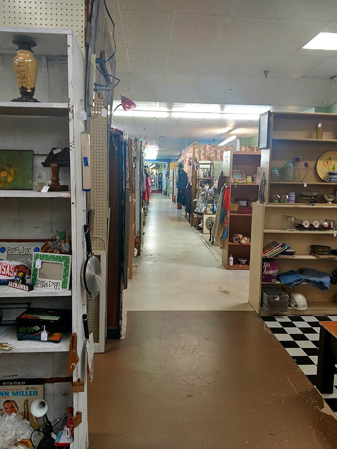 Clean, bright aisles make treasure hunting feel like shopping in the world's most interesting department store.