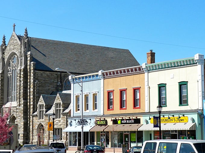 Vineland's classic church steeple stands tall like a beacon guiding bargain hunters to their promised land.