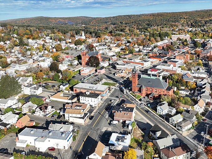 Tree-lined streets and historic buildings make Ware feel like stepping into yesteryear.