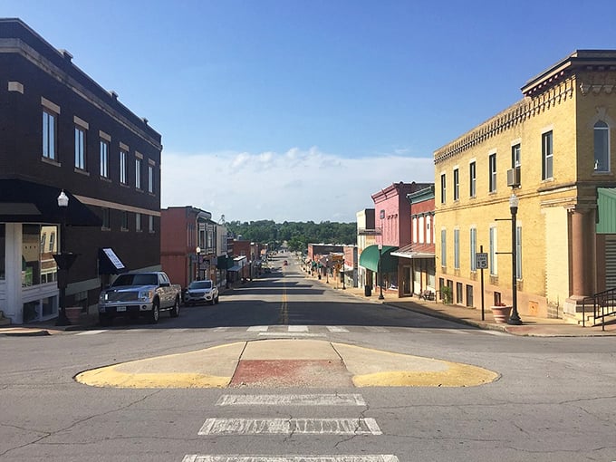 Rolling hills embrace this charming downtown where every street corner feels like a warm hug.