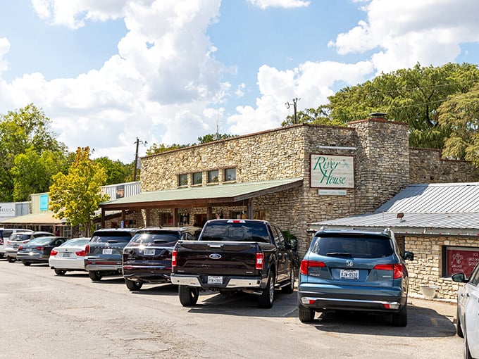 The River House restaurant sits pretty by the water, where dining feels like visiting your favorite aunt's house.