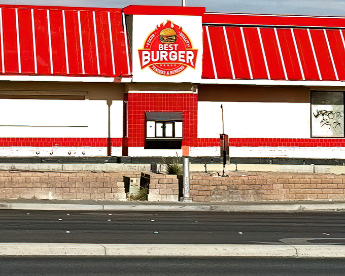 The drive-thru at BEST BURGER offers quick access to deliciousness. Sometimes the best things come through little windows!