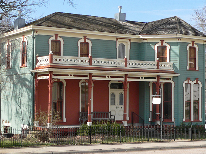 Historic homes stand like proud sentinels, each one a testament to craftsmanship from a more gracious era.