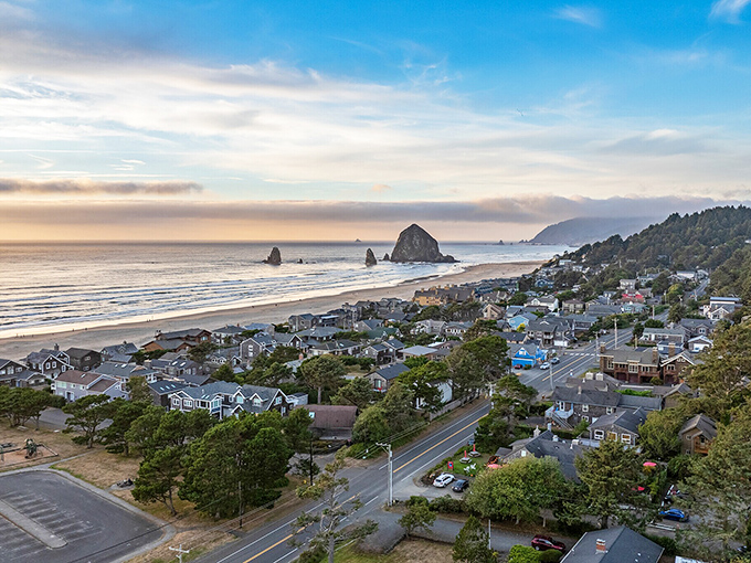 Cannon Beach proves that nature is the finest artist&mdash;where Haystack Rock and the Pacific horizon create a view no gallery could ever outshine.