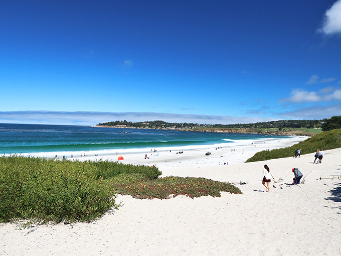 Dramatic view meet the restless Pacific in Carmel. Mother Nature showing off her architectural skills with no permit required.