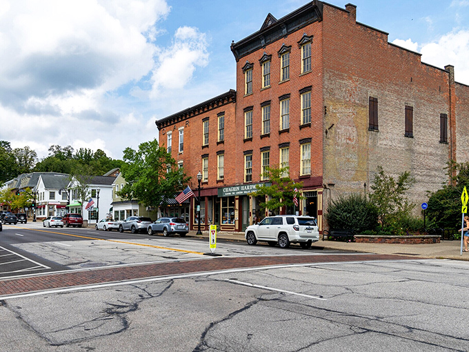 The town's streets invite leisurely strolls where every storefront tells a story and every corner holds a surprise.