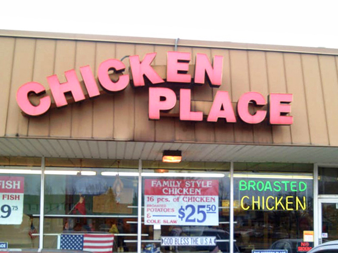 Those bold window signs aren't just advertising&mdash;they're a delicious roadmap to your next great chicken adventure.