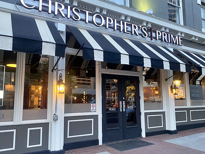 This historic storefront whispers "fine dining" while the steaks inside absolutely roar with flavor.