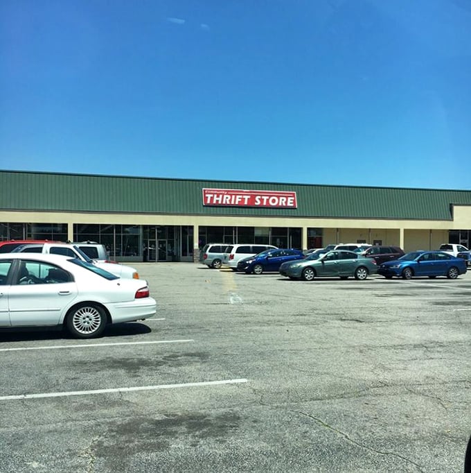 Where one person's "no longer sparks joy" becomes your "can't believe I found this!" A thrifter's dream under fluorescent lights.