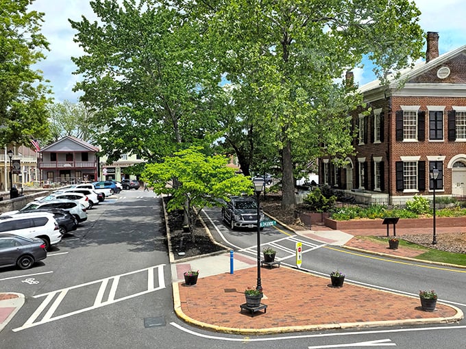 Dahlonega's town square looks like a Norman Rockwell painting come to life, complete with historic courthouse.
