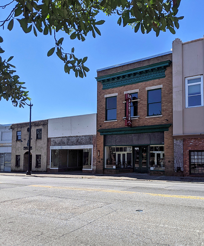 These historic facades in Dothan hide modern bargains behind century-old charm&mdash;like finding vintage prices in today's economy.