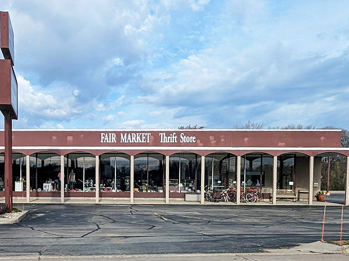 Fair Market's sprawling facade hints at the clothing adventures waiting inside this Appleton bargain wonderland.