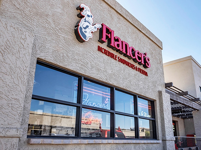 The storefront window reflections can't hide what's really important here: honest food made with genuine care and quality ingredients.