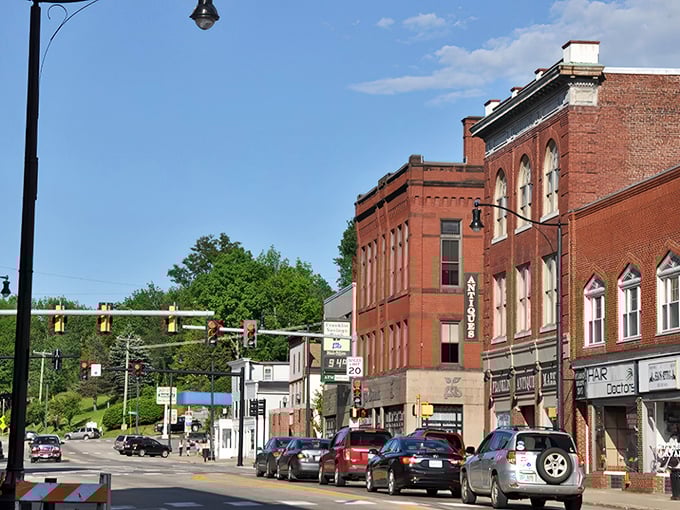 Red brick architecture tells stories of hardworking families who knew value when they saw it.