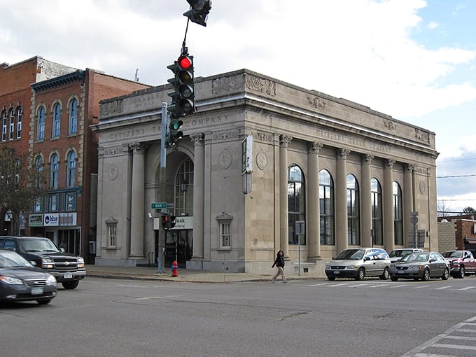 Tree-lined streets and beautiful old buildings make Fredonia feel like the America we remember from simpler times.